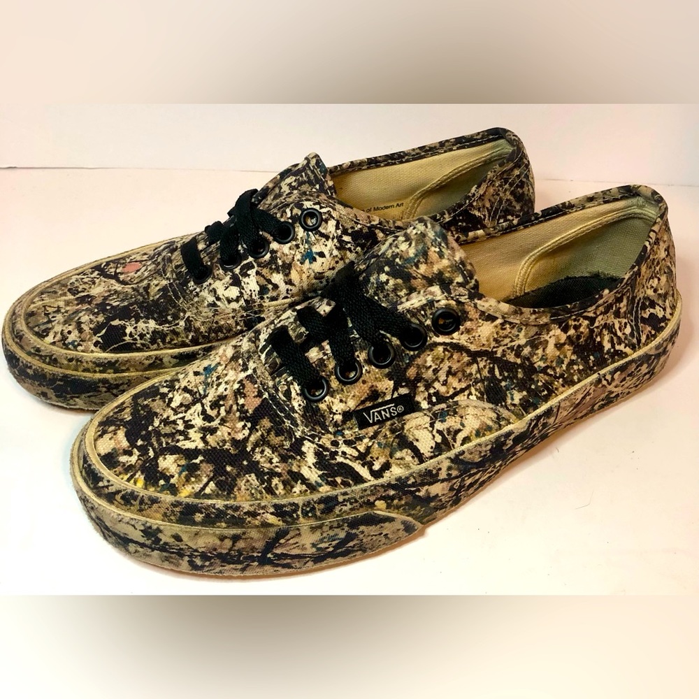 Limited Edition Jackson Pollock Vans Moma Camo Lows M… - Gem